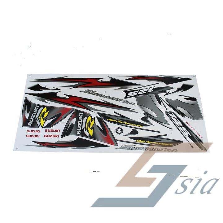 Suzuki SHOGUN RR (1) Body Stripes S624 (White) | Lazada