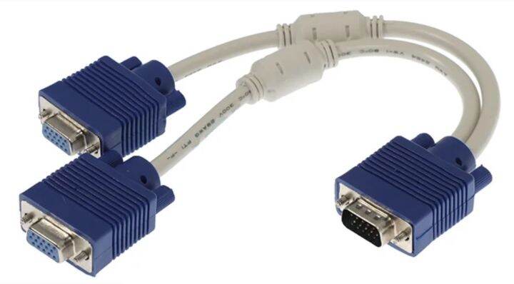 Cable Y-VGA (A) สายสีขาว | Lazada.co.th