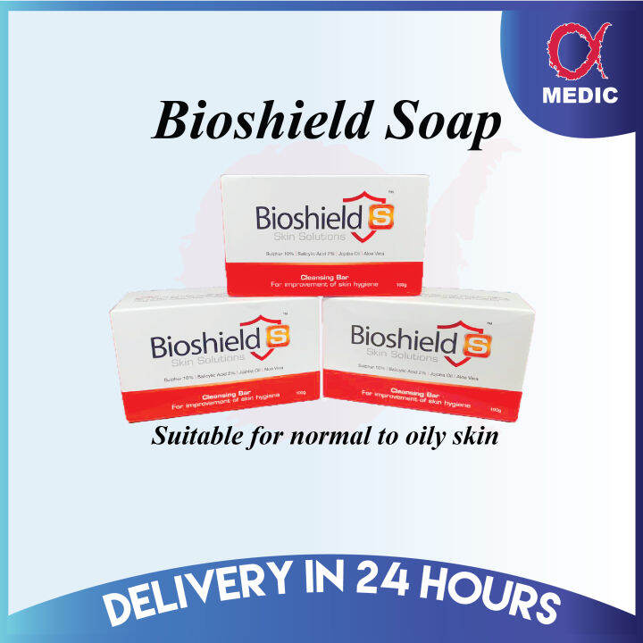 Bioshield S Sulphur 10% Cleansing Bar 100g | Lazada