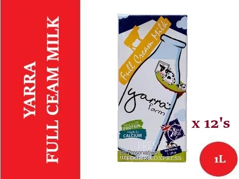 Yarra Full Cream Milk 1L x 12's | Yarra Susu Penuh Krim 1L x 12's[1 ...