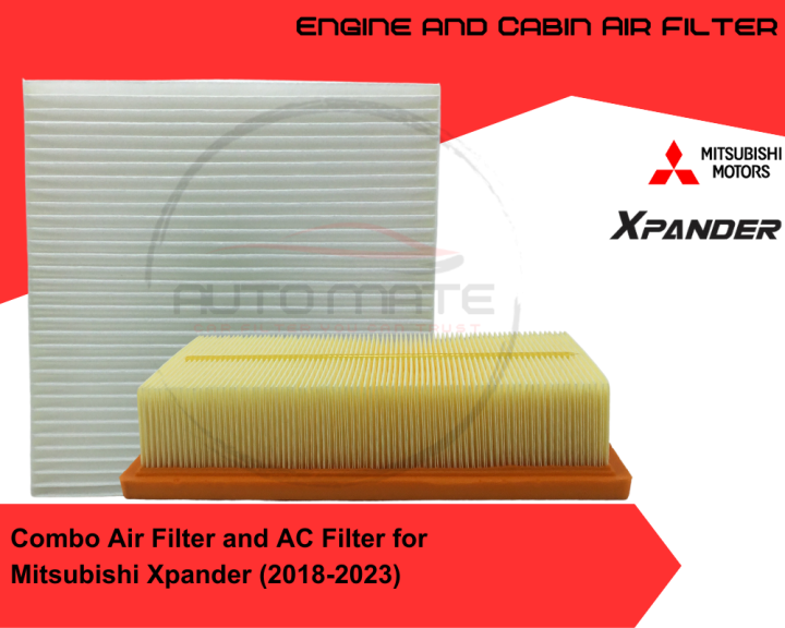 Combo Air Filter and AC Filter for Mitsubishi Xpander (2018-2023 ...