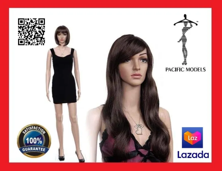 Professional FEMALE LADY Full Body Dummy Mannequin (with black steel ...