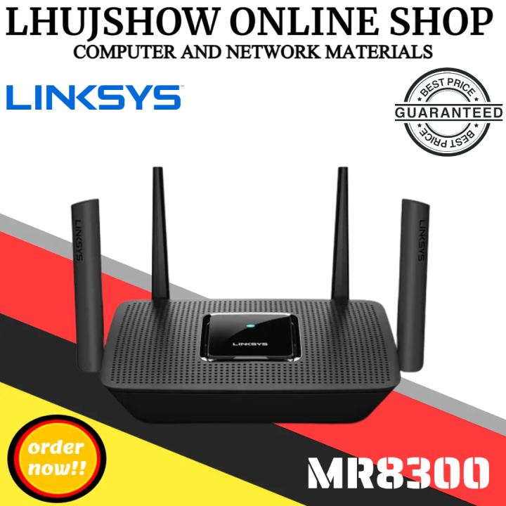 LINKSYS MAX-STREAM MR8300 AC2200 TRI-BAND MESH WIFI 5 ROUTER MR8300 | Wi-Fi 5 | Gaming Router ...
