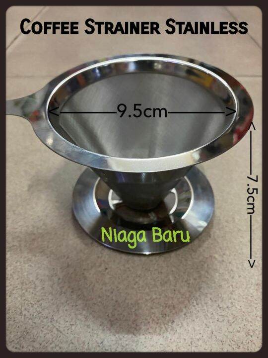 Coffee Strainer 10 CM Stainless Saringan Kopi Subron | Lazada Indonesia