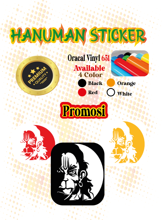 *Ready Stock* Lord Hanuman sticker/Oracle 651/ Car,Lorry,Bas,Motor ...