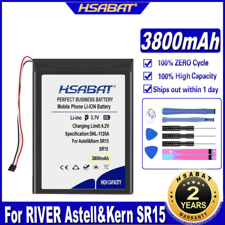 HSABAT SR15 3800mAh IRIVER Asl&Kern SR15 Player Batteries | Lazada.co.th