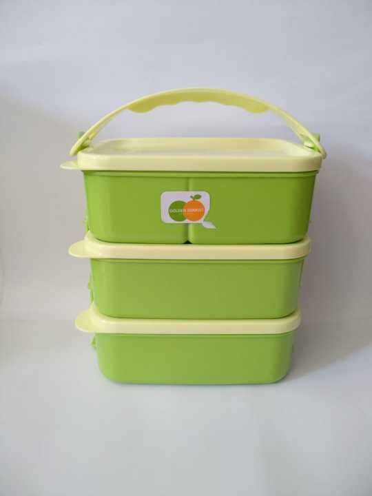 Rantang Piknik Susun Golden sunkist RPS 9022 Dhanolshop | Lazada Indonesia