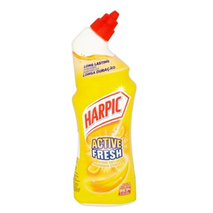 Harpic Active Fresh Citrus Zest Toilet Cleaning Gel 750mL | Lazada PH