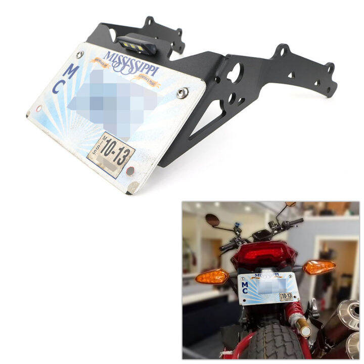 [nchui3f]Motorcycle Tools License Plate Holder Bracket Fit For Indian ...
