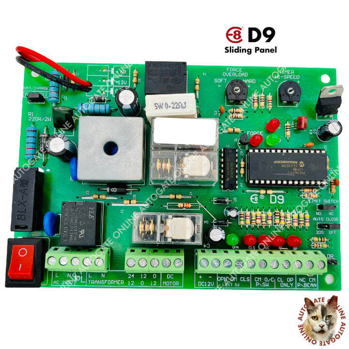 D9 Autogate DC Sliding Control Panel / Board | Lazada