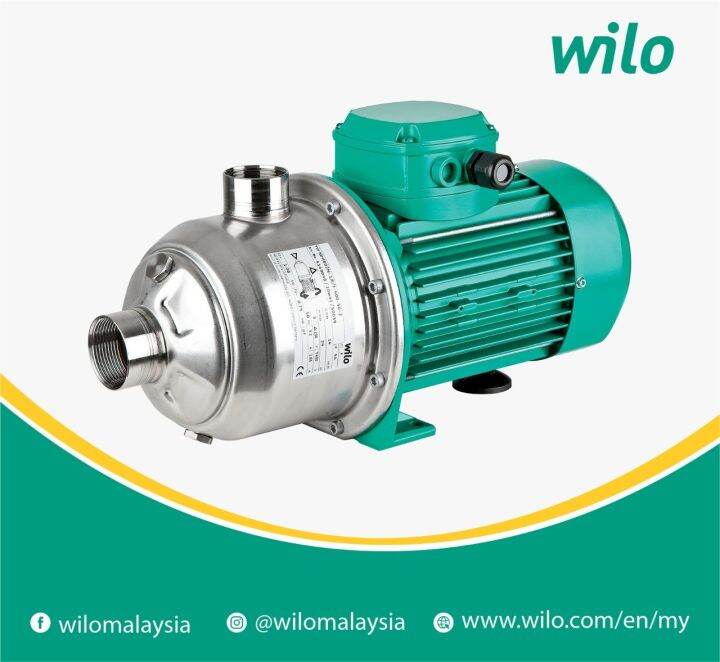 Wilo Booster Pump - MHI402E - Stainless Steel 304 | Lazada