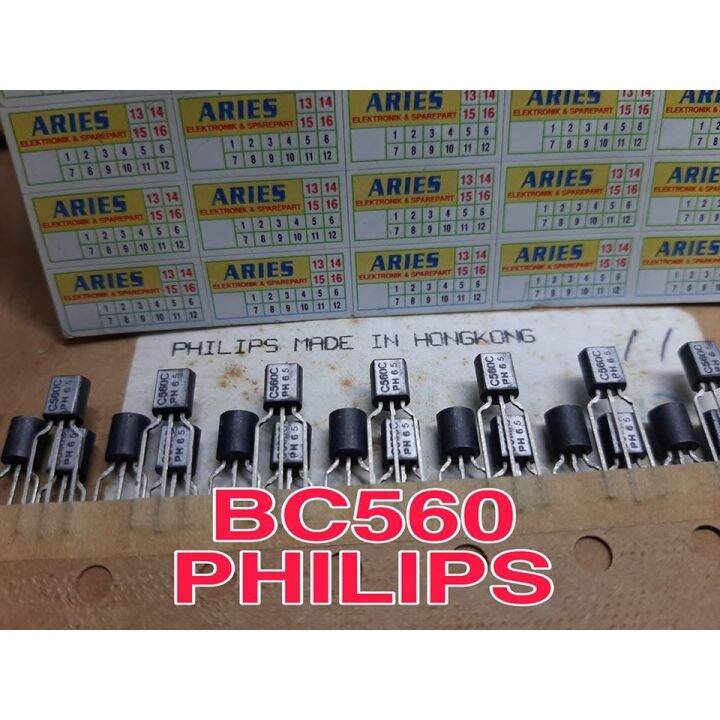 TRANSISTOR BC560C PHILIPS RENCENG | Lazada Indonesia