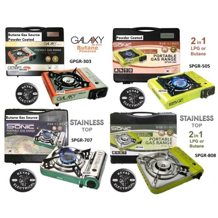 adrbl6893swre Galaxy Sonic PORTABLE Butane STOVE GPGR-303 SPGR-505 SPGR ...