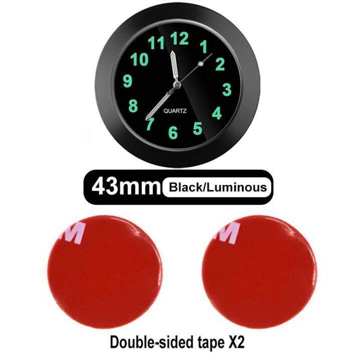 In-Car Mini Luminous Car Clock Automobiles Internal Stick-On Watch ...