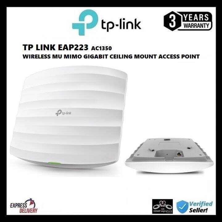 TP LINK EAP223 AC1350 WIRELESS MU MIMO GIGABIT CEILING MOUNT ACCESS ...