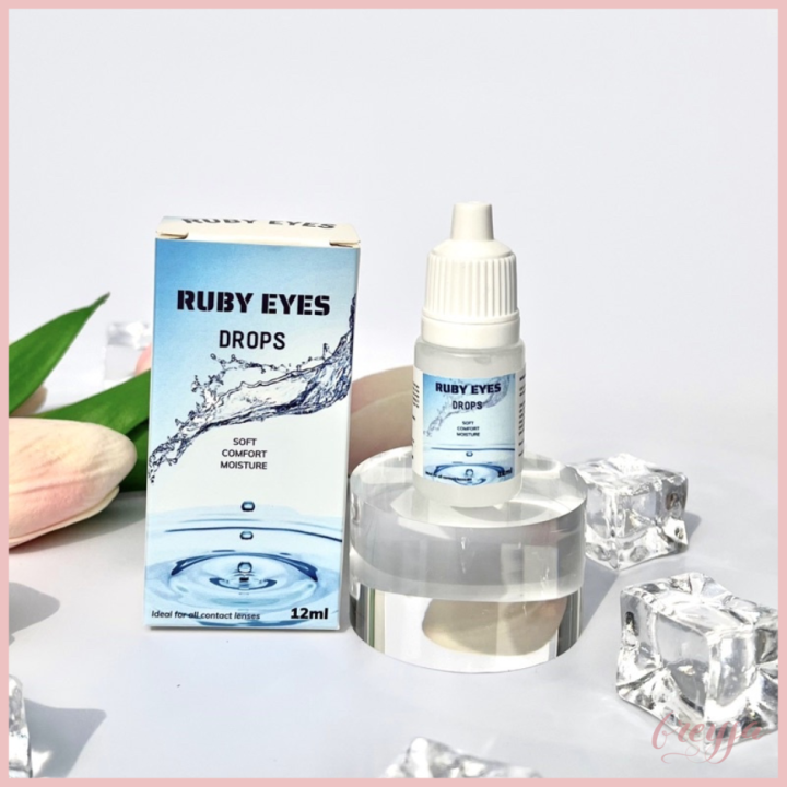 NƯỚC NGÂM LENS , NƯỚC RỬA LENS RUBY - NƯỚC NHỎ MẮT CAO CẤP RUBY EYES | Lazada.vn