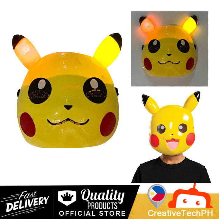 Pikachu Mask with Lights Toys for Kids | Lazada PH