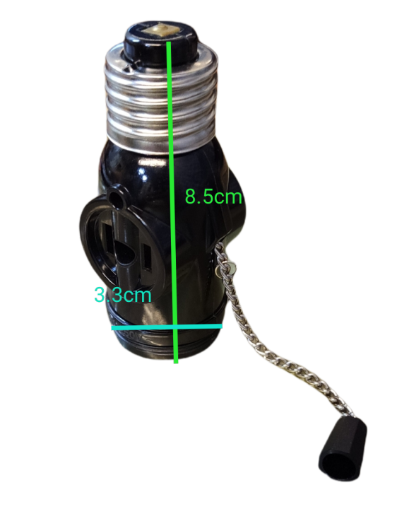 Pull Chain Socket with 2 Flat Pin 3A 220V ( Omni) | Lazada PH