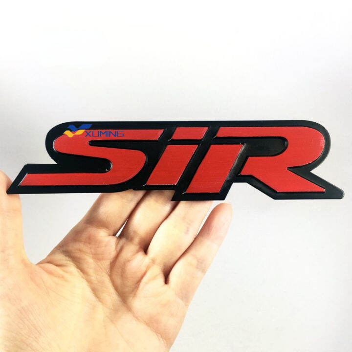 1 x Metal SiR Logo Car Auto Trunk Lid Side Rear Emblem Badge | Lazada