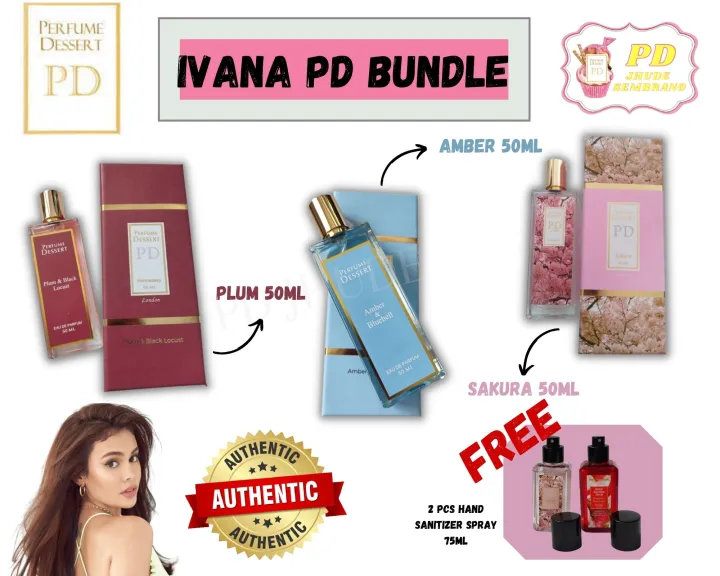 PERFUME DESSERT LONDON IVANA'S FAVORITE SCENT ALL IN ONE BUNDLE ( PLUM ...