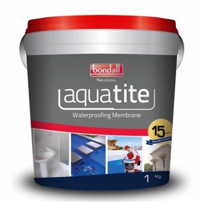 BONDALL AQUATITE CAT PELAPIS ANTI BOCOR 1KG WATERPROOFING | Lazada ...
