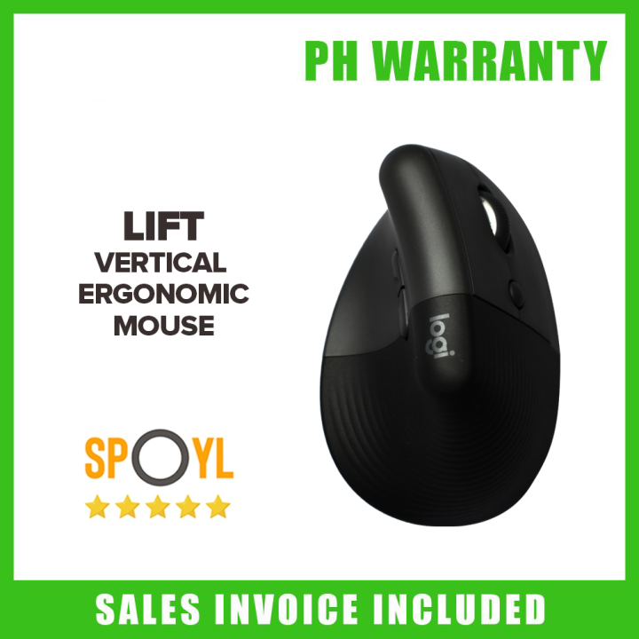 Logitech Lift Vertical Ergonomic Mouse - Spoyl Store | Lazada PH