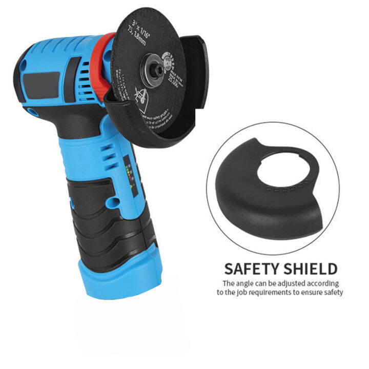 Cordless Brushless Mini Angle Grinder DIY Power Tools Electric ...