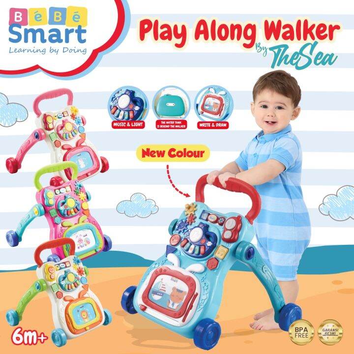 Baby walker play along walker bebe smart mainan alat belajar jalan | Lazada Indonesia