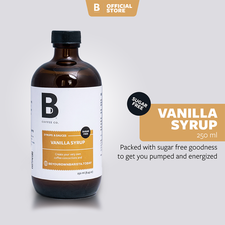 B Coffee Co. Sugarfree Vanilla Syrup 250ml | Lazada PH