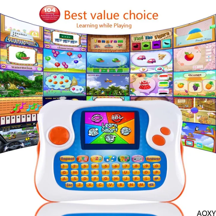 MYLife Learn Smart Handheld Console English-Spanish Learning Tablet ...
