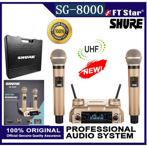 Shure SG-8000 Wireless Microphone 2-in-1 | Lazada PH