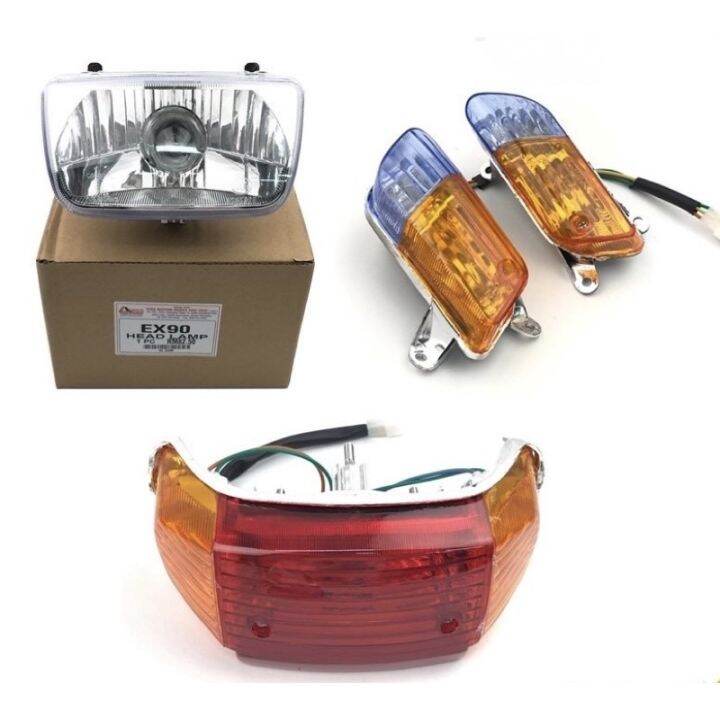 DEMAK EX90 EX 90 HEAD LAMP HEAD LIGHT / TAIL LAMP ASSY LAMPU BELAKANG ...