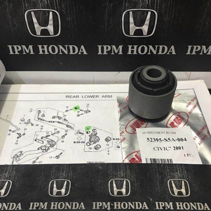 52395 S5A Bos Bush Bushing Sayap Arm Belakang Atas Honda CRV GEN 2 GEN ...