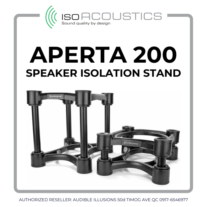 Iso Acoustics Aperta 200 Speaker Isolation Stand | Lazada PH