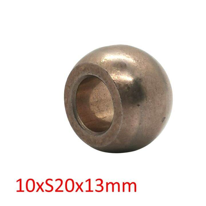 Copper Iron Alloy 10mm Bore Spherical Bearing Bushing Outer 20mm Sphere ...