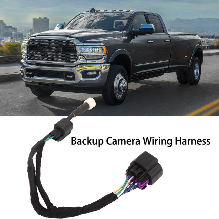 Tailgate Backup Camera Wiring Harness, 68189124AC Backup Camera Adapter ...