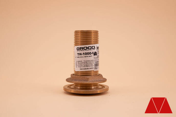 Groco Bronze Thru Hull 1'' (NPT Thread) | Lazada
