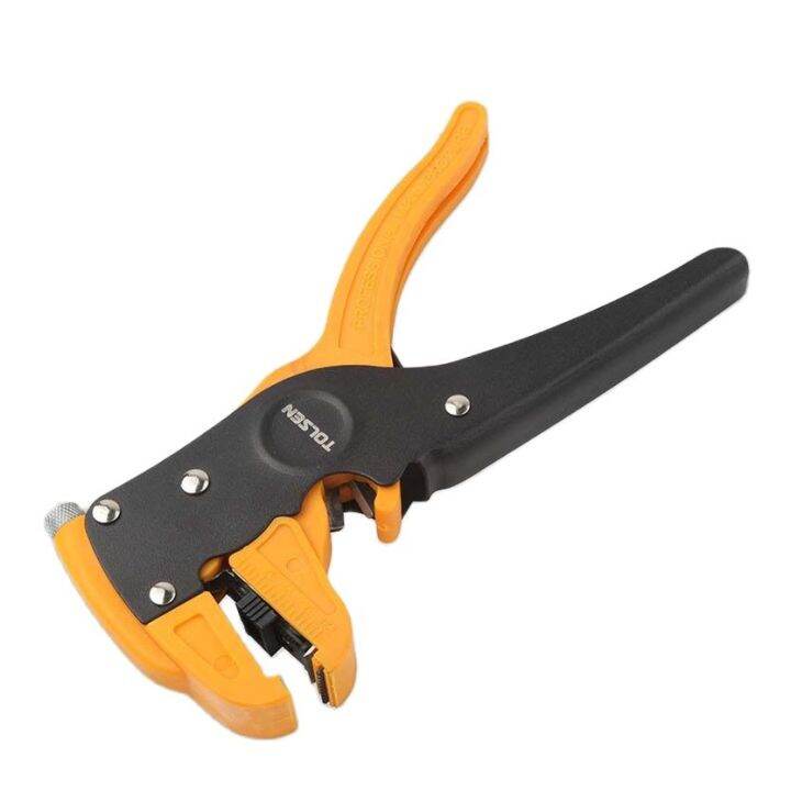 Pengupas dan Pemotong Kabel Adjustable Automatic Wire Stripper Tolsen | Lazada Indonesia