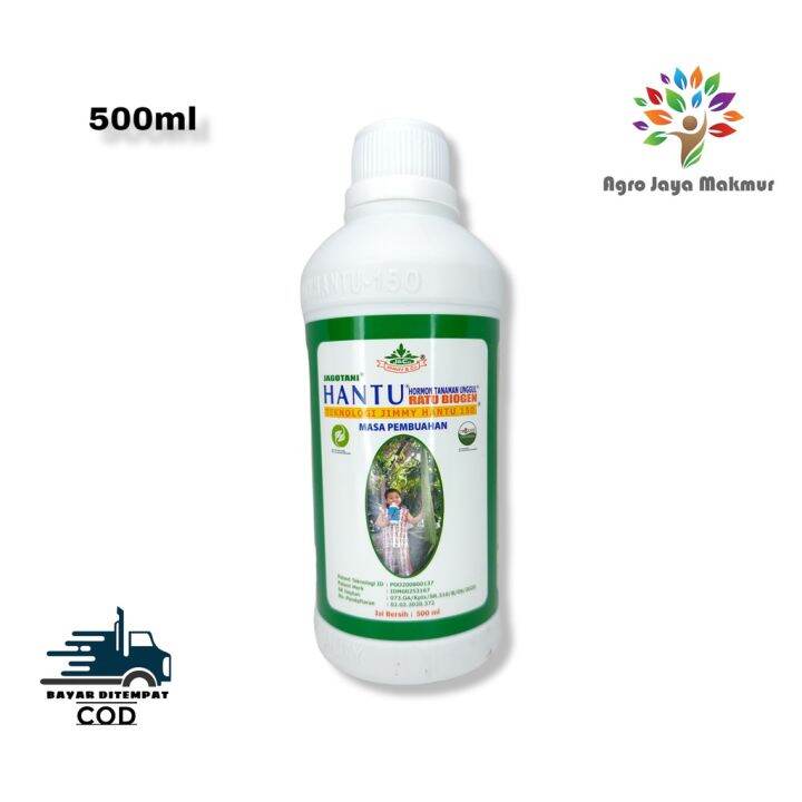 Pupuk Organik Cair Jimmy hantu 500 ml NPK jago tani Pupuk pembesar buah ...