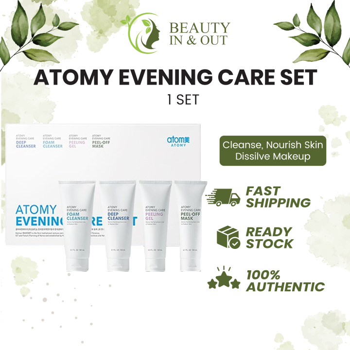 Atomy Evening Care Set 1set Skincare Face Cleanser Pencuci Muka 护肤品 ...
