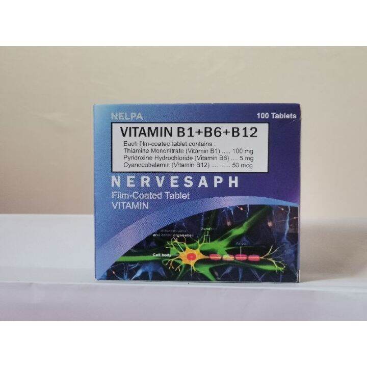 Nervesaph Vitamin B complex 100 tablet | Lazada PH