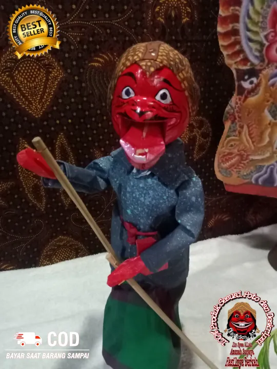 Wayang Golek Cepot 45cm Bisa Buka Tutup Mulut | Lazada Indonesia