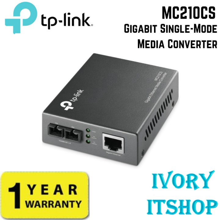 TP Link MC210CS Gigabit Single-Mode Media Converter | Lazada.co.th