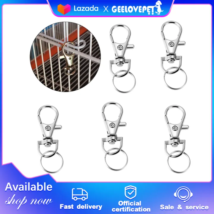 Metal Bird Cage Lock for parrot Parakeet cage door buckle | Lazada PH