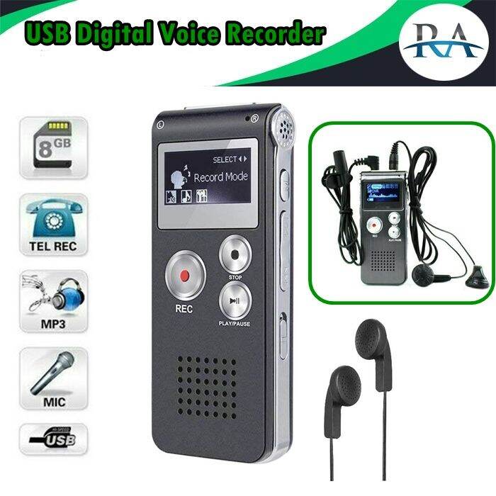 USB Digital Voice Recorder 8GB + Mp3 Player | Lazada Indonesia USB Digital Voice Recorder 8GB + Mp3 Player | Lazada Indonesia