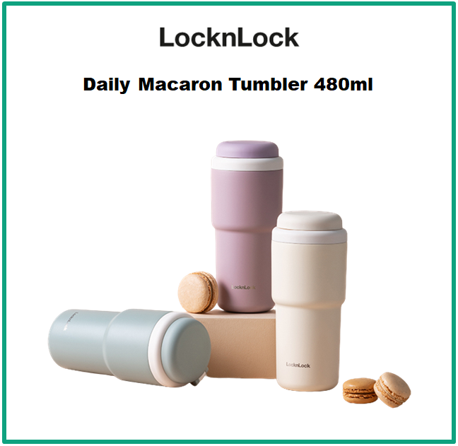 [LocknLock] Daily Macaron Tumbler 480ml LHC3292 | Lazada