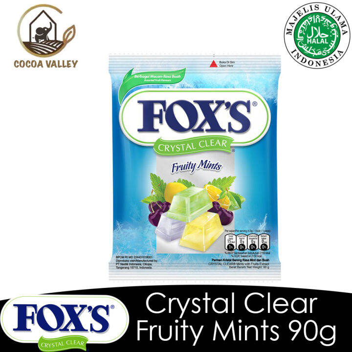 Fox's Crystal Clear Fruity Mints Candy 90g (Made in Indonesia) | Lazada