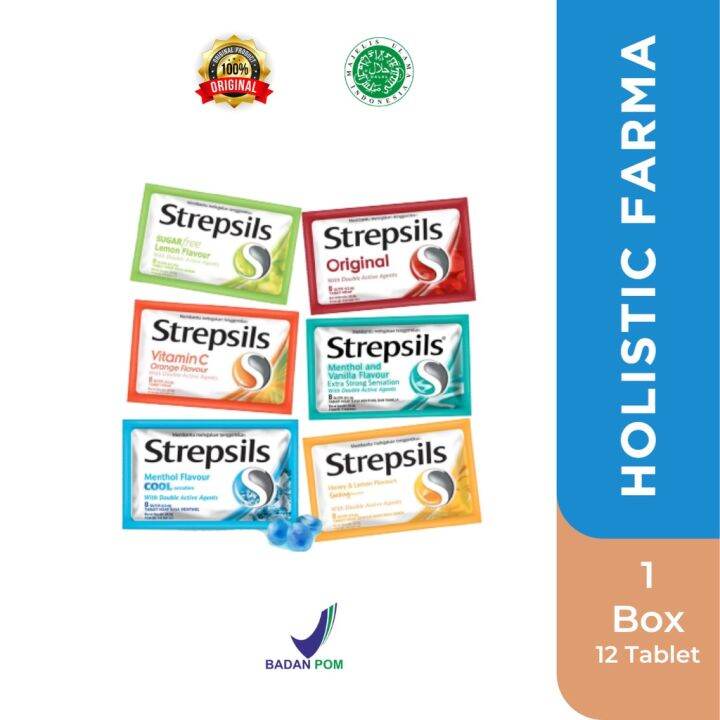 Strepsils 1 Box 12 Tablet Hisap Melegakan Tenggorokan | Lazada Indonesia