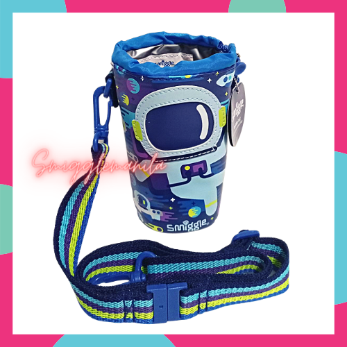 Smiggle Authentic Cloud Nine Character Drink Bottle Bag-Navy | Lazada PH