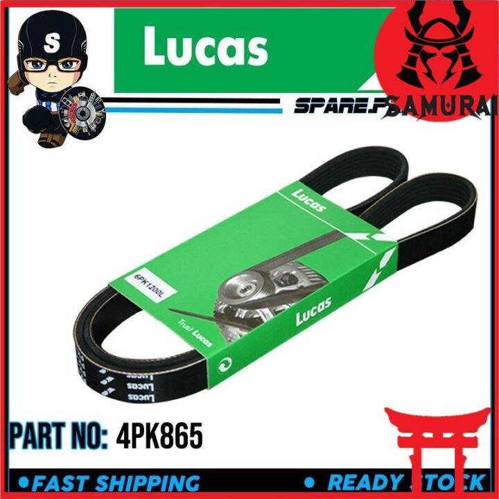 LUCAS FAN BELT 4PK865 FOR PROTON SAGA ISWARA | Lazada